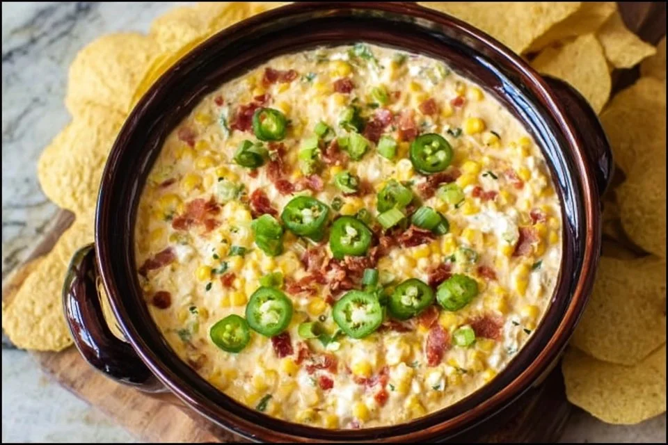 Slow Cooker Spicy Corn Dip Delight